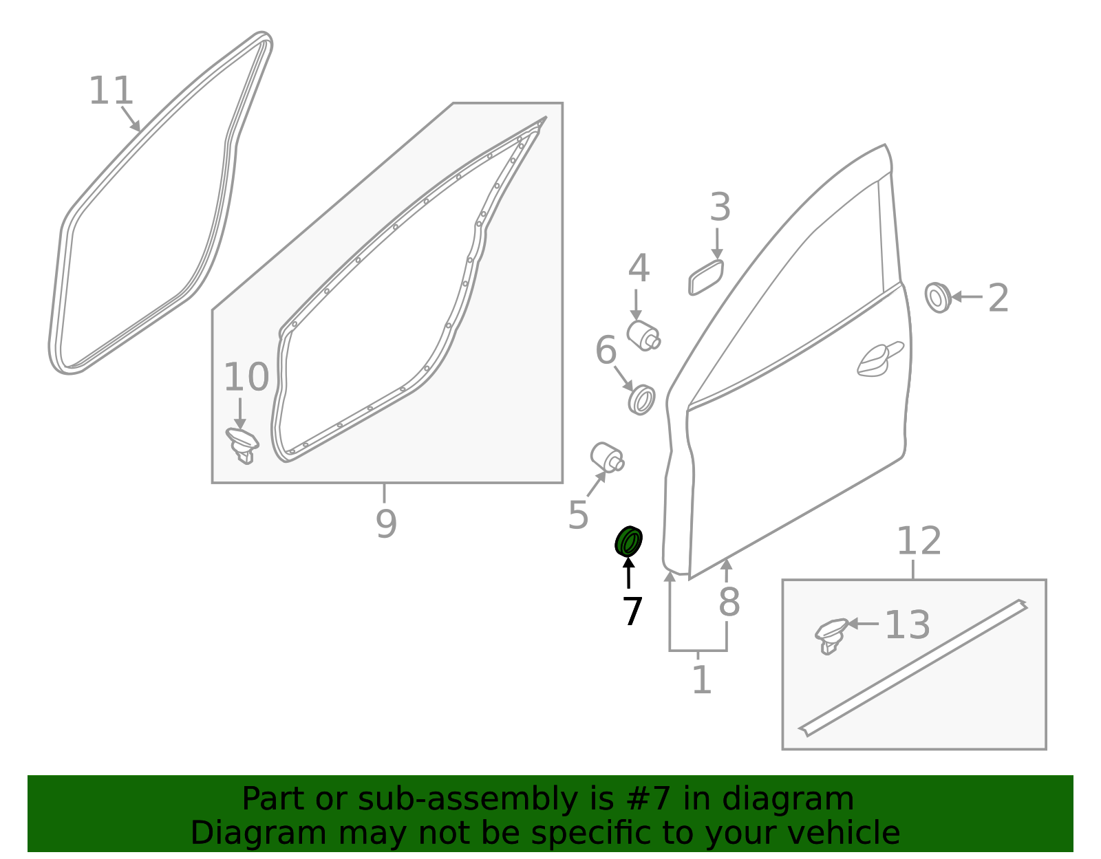 1995-2024 Mazda Door Shell Drain Plug B092-56-052 | RealMazdaParts.com