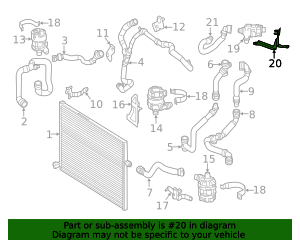 253-500-62-00 - Changeover Valve Bracket 2018-2020 Mercedes-Benz ...