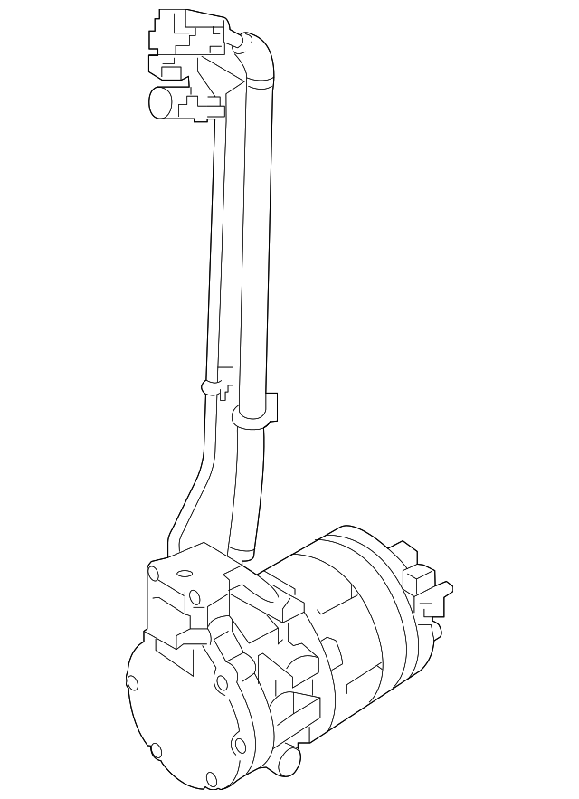 97701-E4000 - Compressor Assembly 2015-2019 Kia Soul EV | Genuine Kia Parts & Accessories