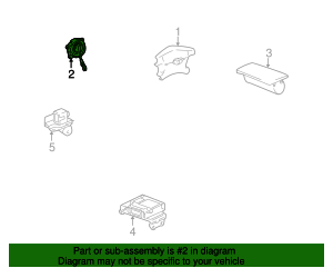 1992-2004 Toyota Clock Spring 84306-0C010 | Toyota Parts Center