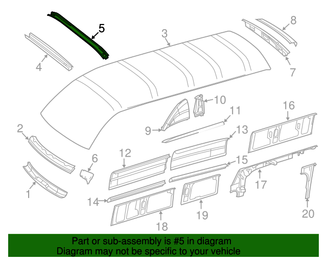 906-650-07-21 - Reinforce Bar 2010-2018 Mercedes-Benz | Mercedes-Benz ...