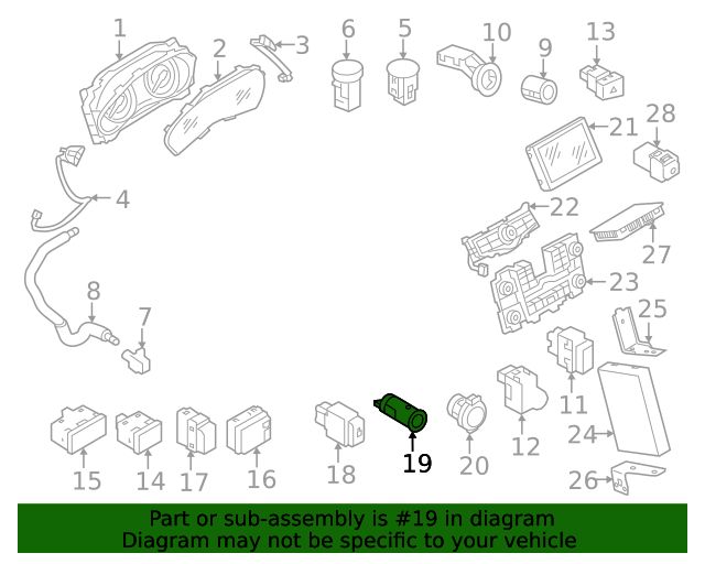 25336-7990B - Power Outlet - 2011-2024 Nissan | Nissan OEM Parts Direct