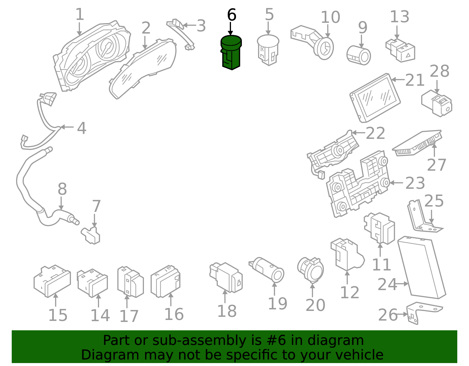 2017-2025 Nissan Sun Load Sensor (y62 D41 A36 R52 R53 Z52) 27721-9DJ0A ...