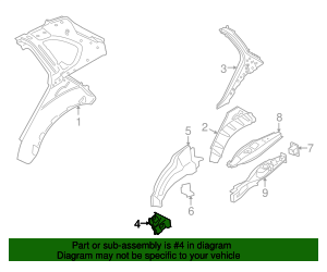 41117174298 - 2007-2018 BMW X5 Lower Reinforced (41-11-7-174-298) | BMW ...