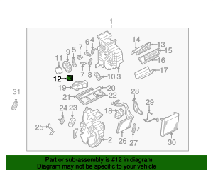 2004-2009 Kia Actuator Assembly 97159-2F000 | QuirkParts