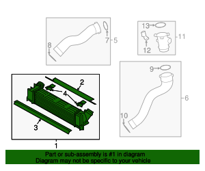 2014-2018 BMW | Inter-Cooler | 17517600532 | BMW OEM Parts Store