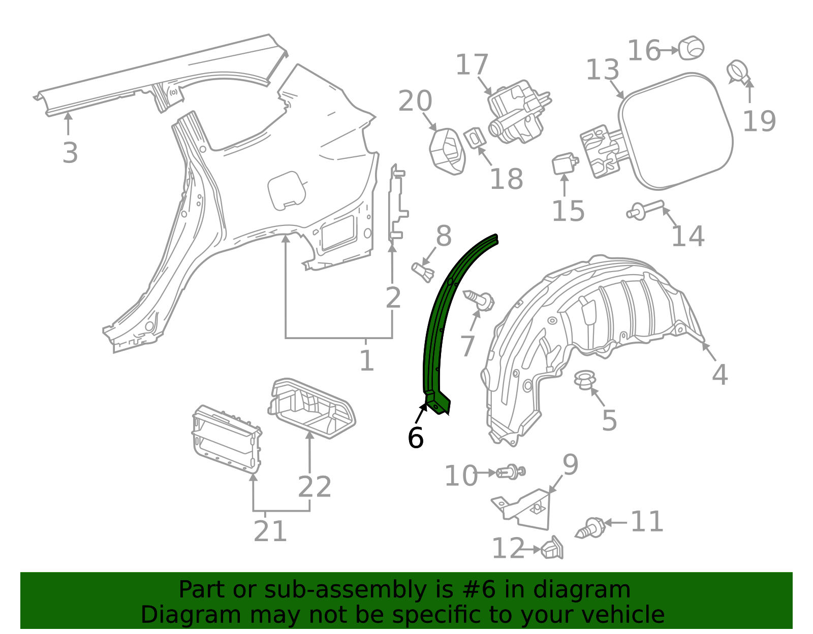2020-2024 Toyota Highlander Seal 61668-0E080 | Toyota Parts Center