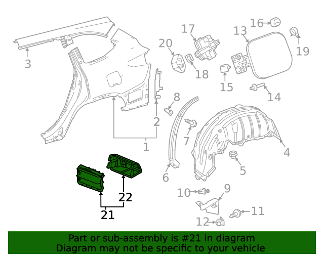 62930-0E060 - Pressure Vent - 2020-2023 Toyota Highlander | OEM Genuine ...