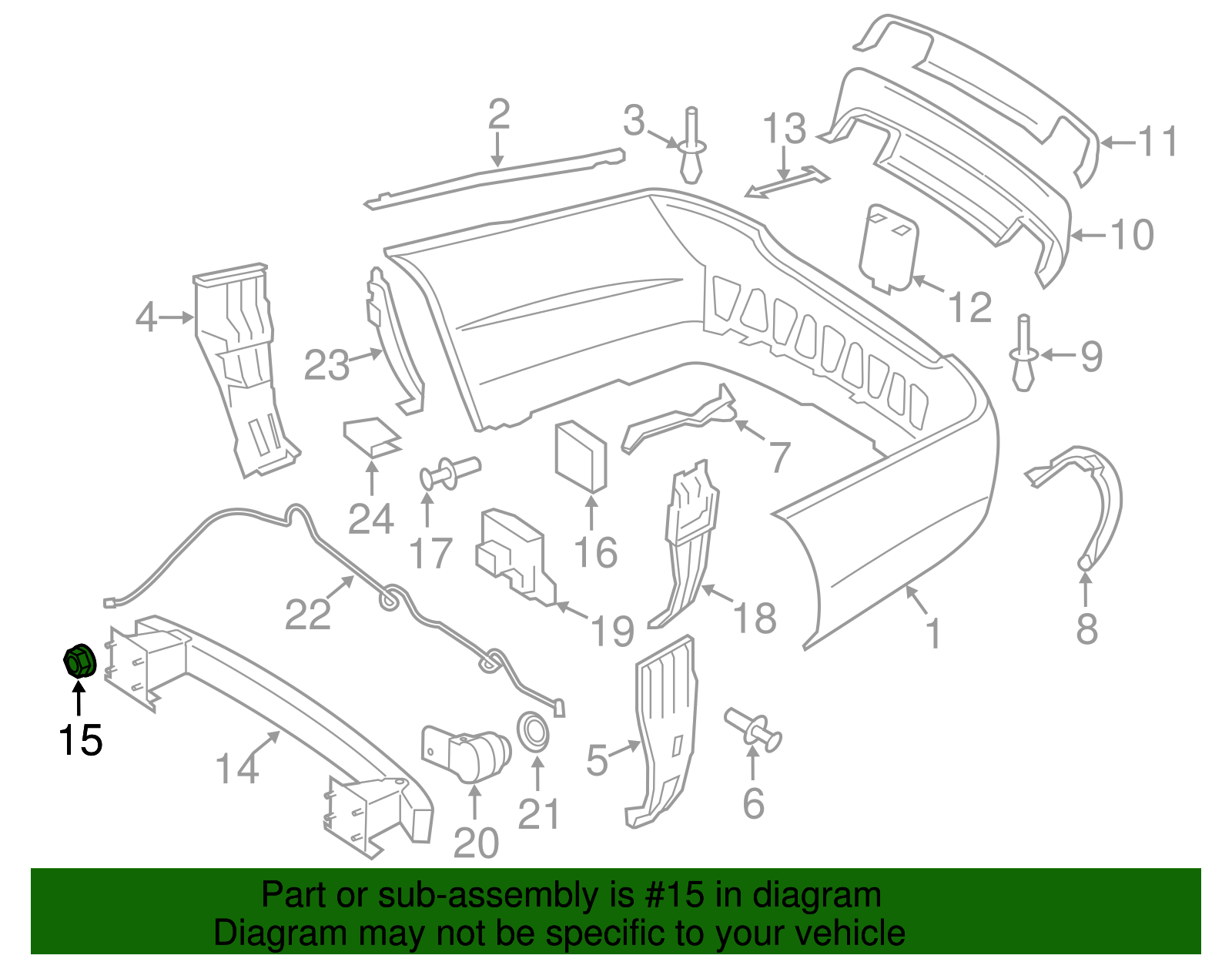 910104-010001 - Bumper Cover Reinforcement Beam Nut 1954-2025 Mercedes ...