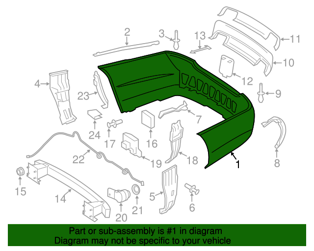 221-880-48-40-9999 - Bumper Cover 2010-2013 Mercedes-Benz | Mercedes ...