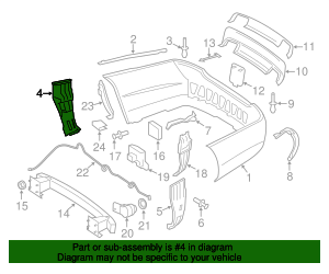 2007-2008 Mercedes-Benz Bumper Guide 221-885-02-63 | AutoNationParts.com