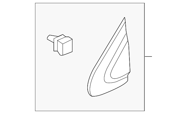2012-2016 Honda CR-V Pillar Molding 75495-T0A-003 | OEM Parts Online