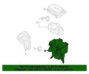 2016-2023 Mercedes-Benz Relay Box Lower Cover 213-540-00-24 | MB OEM Parts