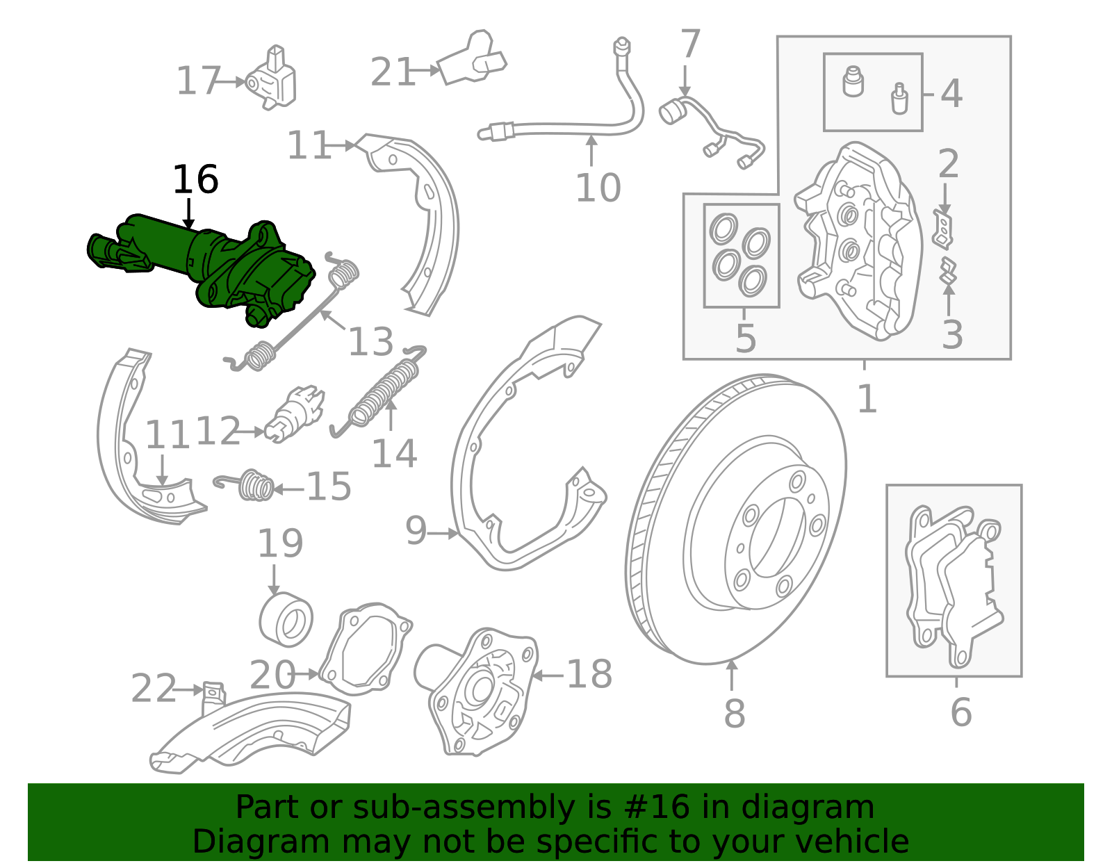 2022-2024 Audi Parking Brake Actuator 9Y0-907-616 | TascaParts.com