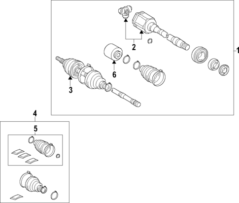 Axle Shafts & Joints for 2010 Lexus RX350 | OEM Parts Online