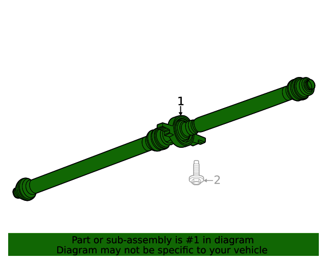 2020-2021 GM Drive Shaft 60004994 GM | GMPartsDirect.com