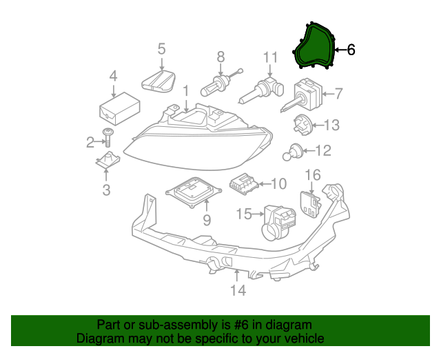 Genuine BMW 63-11-7-182-395 | Headlight Bulb Cap | FREE Shipping on ...