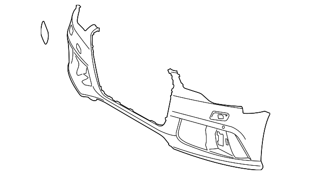 2015-2018 Audi RS7 Bumper Cover 4G8-807-065-BR-GRU | Audi USA Parts