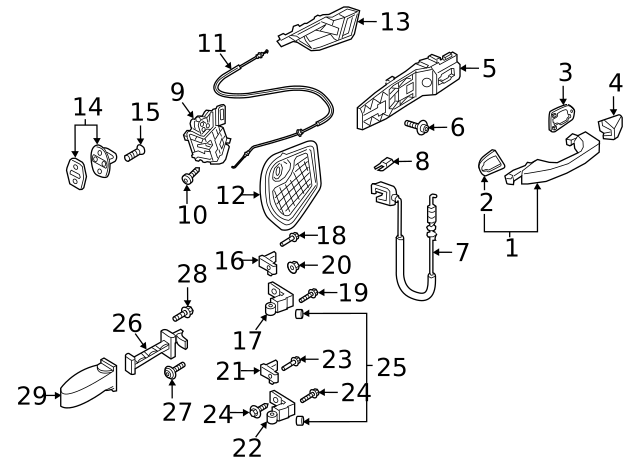 2019-2024 Audi Q3 Housing 5G0-839-168-D-GRU | OEM Parts Online