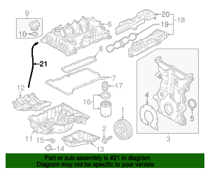 12696720 - Engine Oil Dipstick 2016-2025 GM | Gateway Buick GMC Parts
