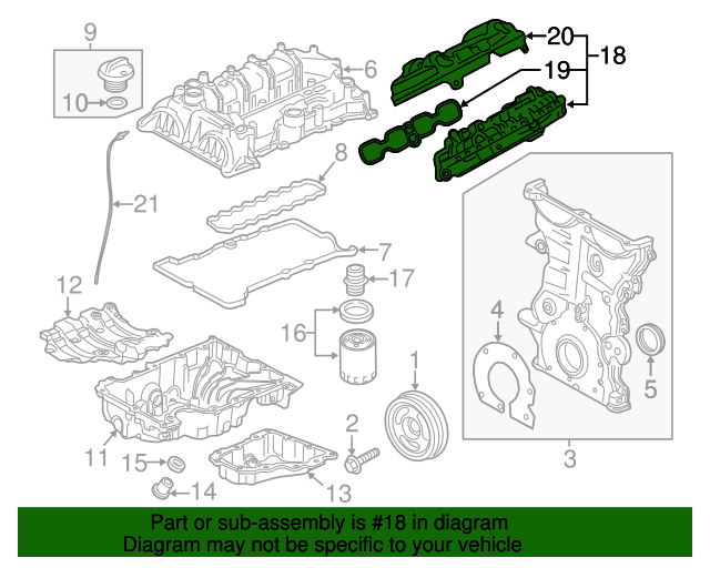 2016-2018 GM OEM NEW 2016-2017 GM Intake Manifold Assy Intake (W ...