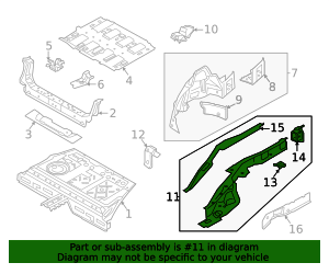 Genuine BMW 41-00-9-627-770 | Frame Side Member Assembly | FREE ...
