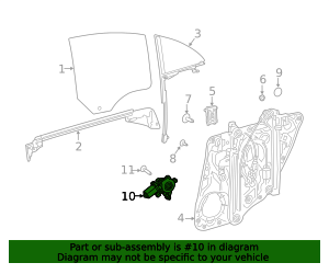 2019-2023 Mercedes-Benz Power Window Motor 000-906-15-07 ...