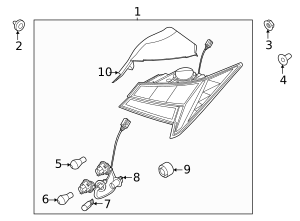92401-AA120 - Tail Light Assembly 2021-2023 Hyundai | AutoNationParts.com