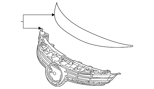 53101-62900-C0 - Grille Assembly - 2016-2018 Toyota Mirai | OEM Genuine ...
