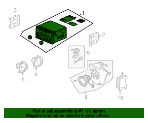 39100-SCV-306 - Tuner Assembly, Auto Radio (Coo) (Alpine) - 2007-2011 ...