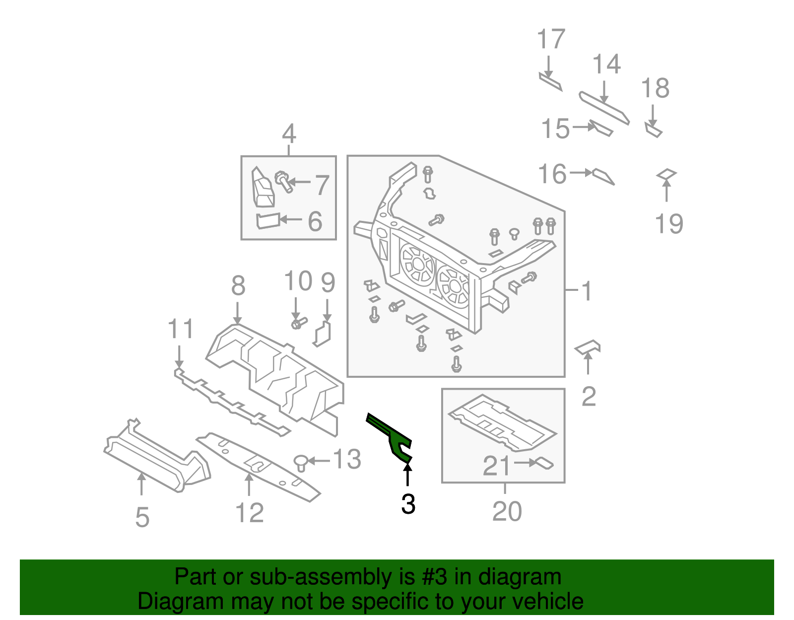 2009-2024 Nissan GT-R Radiator Support Bracket 625E3-JF00A | Sullivan ...