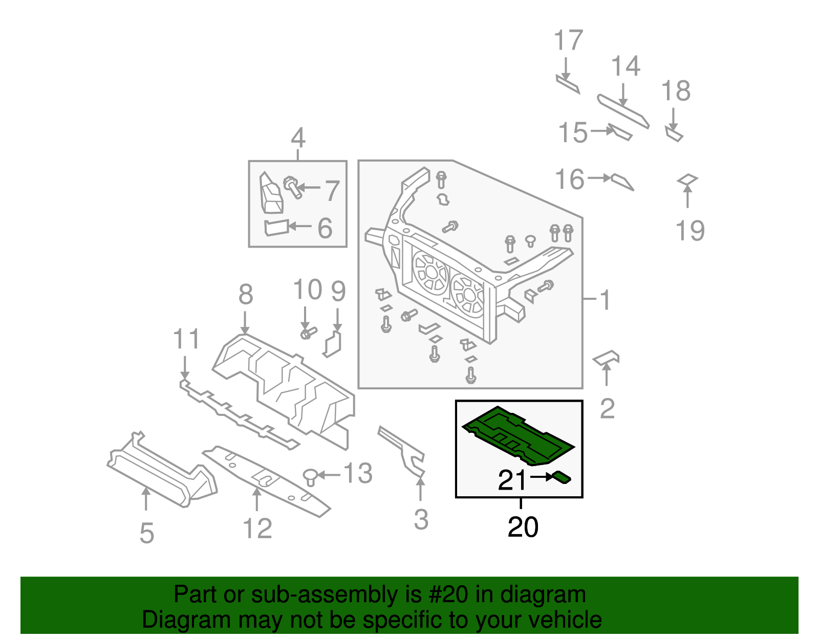 75890-62B0A - Under Cover - 2014-2024 Nissan GT-R | Nissan OEM Parts Direct