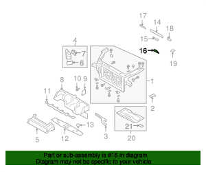2009-2024 Nissan GT-R Flap 21474-JF00C | Jenkins Nissan Of Leesburg Parts
