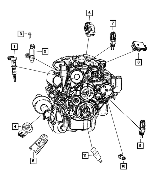 Sensors for 2018 Ram 2500 | Mopar Factory Parts