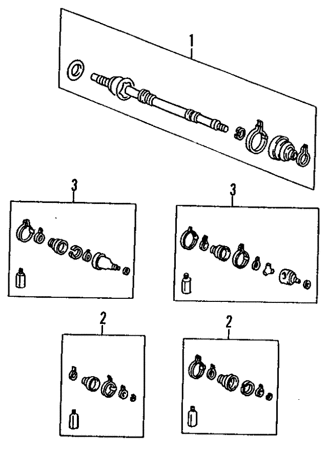 1992-1995 Hyundai Elantra Cv Joints 49509-28B00 | QuirkParts