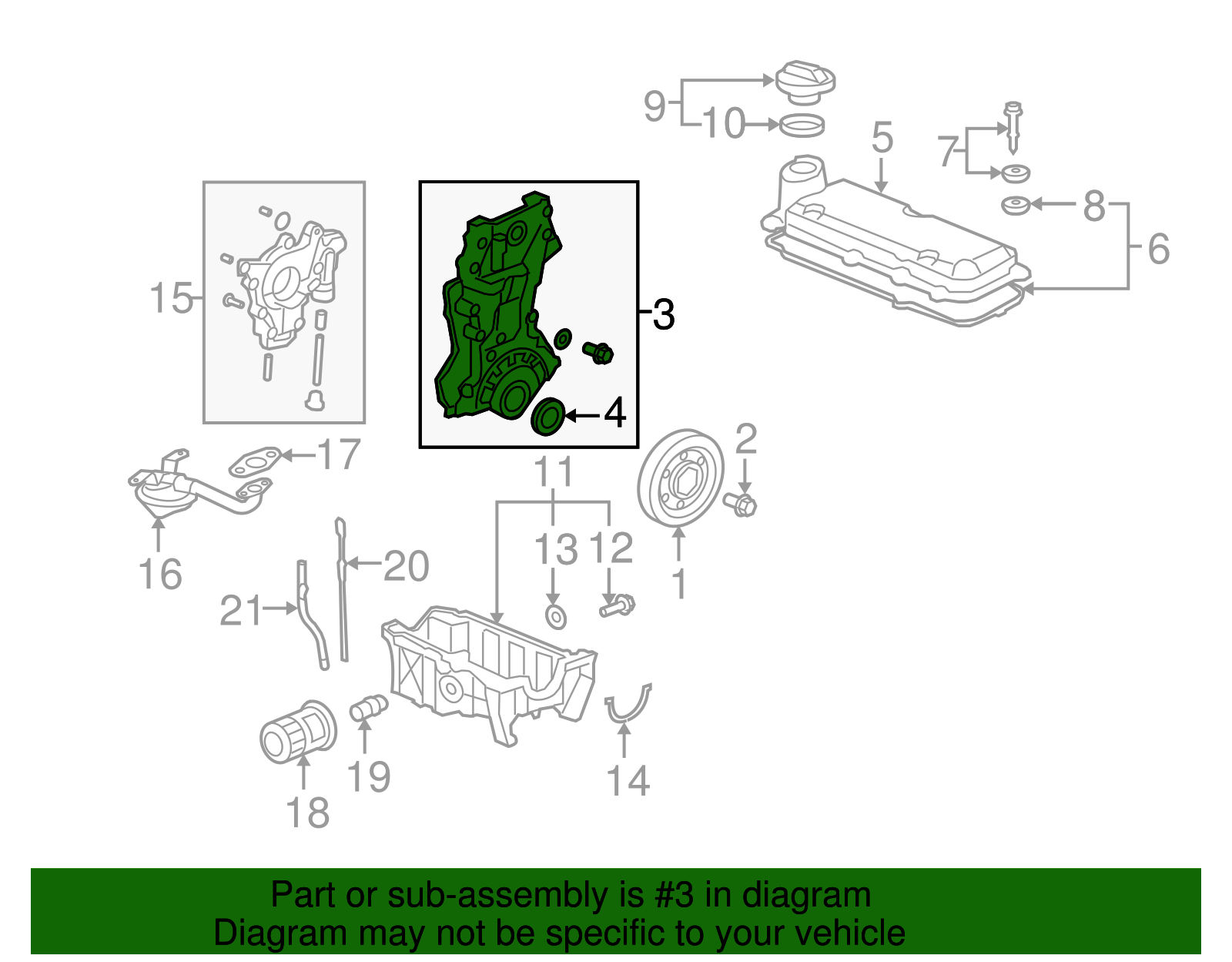 11410-PWC-010 - 2007-2008 Honda Fit - Case Assembly Chain | All ...