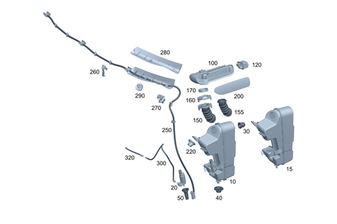 Front Windshield Washer System for 2024 Mercedes-Benz EQE 350+ SUV ...
