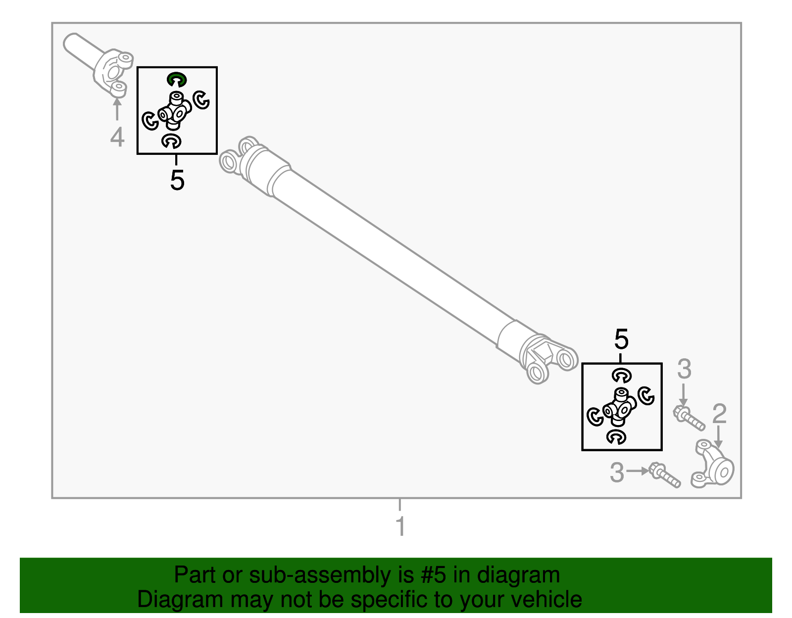 7L1Z-4635-B - Universal Joints - 1997-2024 Ford | Lasco Auto Parts