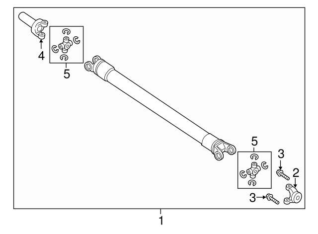 7L1Z-4635-B - Universal Joints 1997-2023 Ford | Group 1 Auto Parts