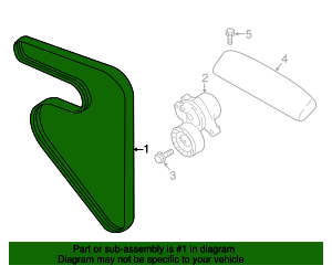 2016-2024 Subaru Serpentine Belt 23780AA070 | Subaru Parts Store
