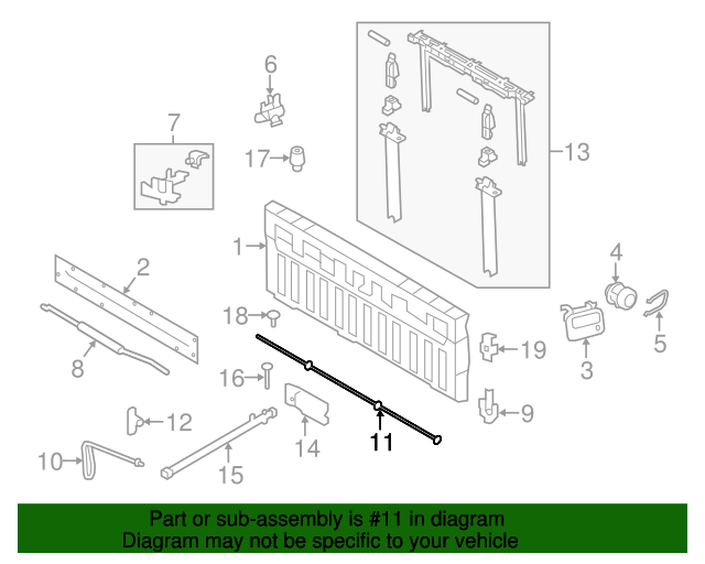 BC3Z-99402A68-B - Rod 2008-2016 Ford | Ford Parts Connect