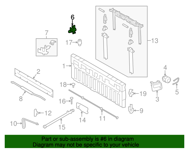 2012-2014 Ford F-150 Rear Camera EL3Z-19G490-D | OEM Parts Online