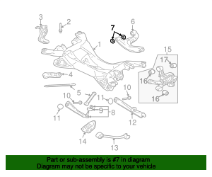2004-2012 Mitsubishi Upper Control Arm Stop MR589465 | Mitsubishi Parts ...