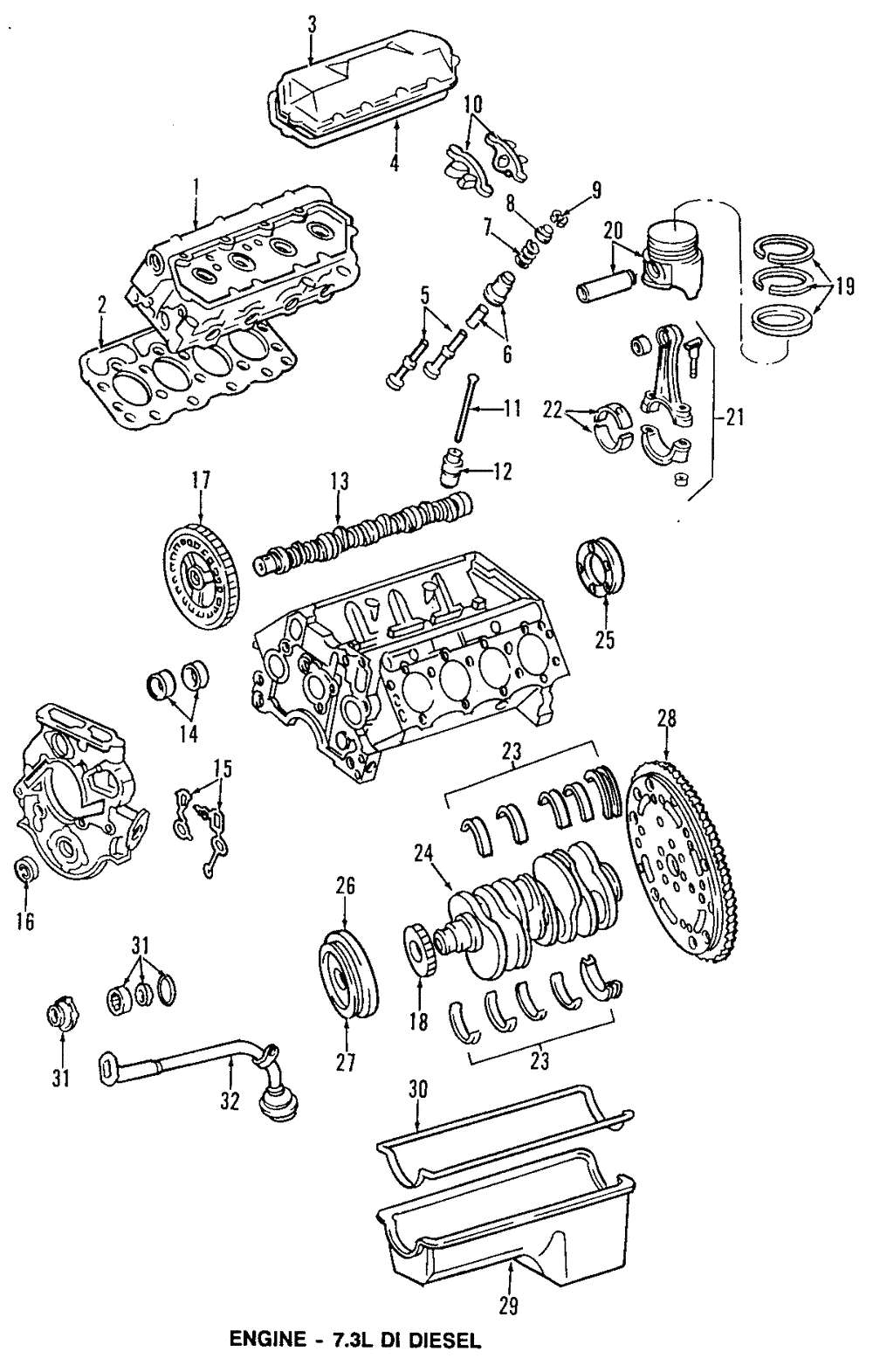 Genuine OEM Ford Part - Engine Oil Pump Gasket XC3Z-6619-AA | Genuine ...