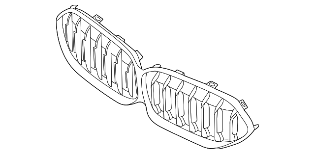 Genuine BMW 51-13-5-A39-372 | Upper Grille | FREE Shipping on Most ...