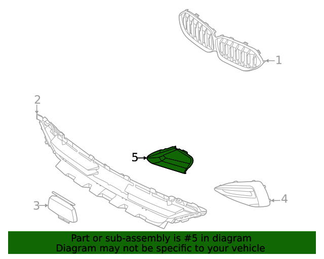 Genuine BMW 51-11-9-463-088 | Inlet Cover | FREE Shipping on Most ...