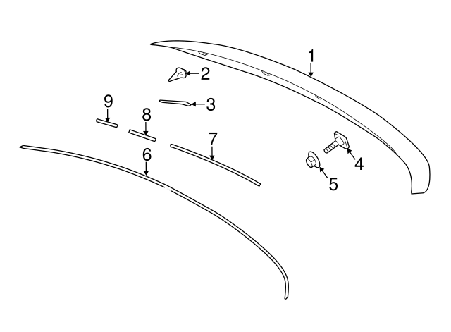 90080-17244 - Hybrid / Electric Vehicle Sound Alert Speaker Bracket Nut ...
