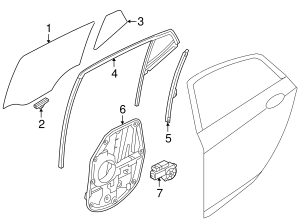 2012-2015 Kia Optima Window Regulator 83471-4C000 | OEM Parts Online