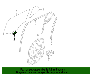 2009-2019 Kia Door Glass Attaching Clips 83412-2B000 | OEM Parts Online
