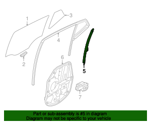 83520-2T000 - Guide Channel - 2011-2016 Kia Optima | Kia Auto Parts